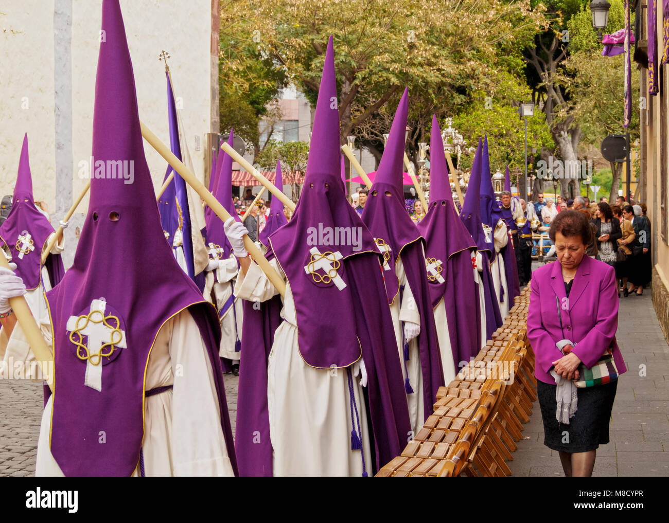 Traditional Easter Holy Week Procession in San Cristobal de la Laguna ...