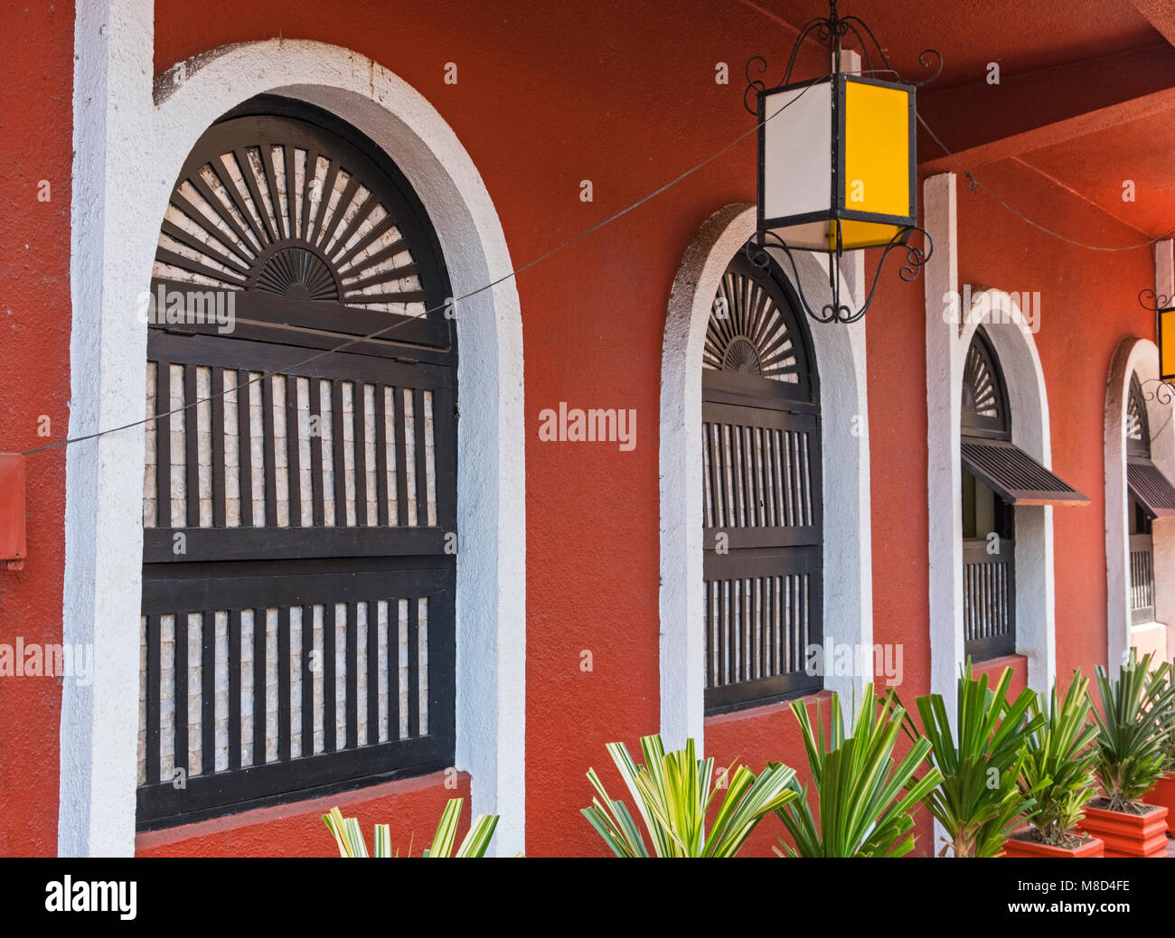 Oyster shell windows Panjim Goa India Stock Photo - Alamy