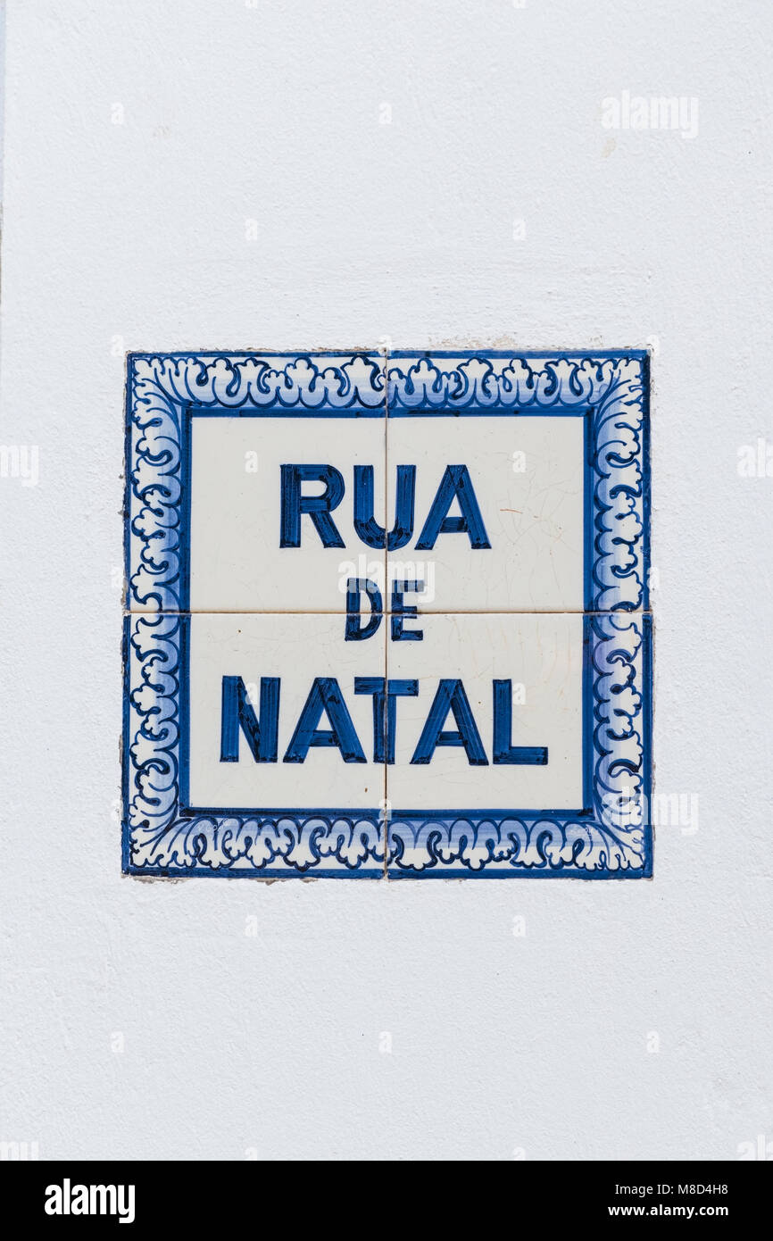 Portuguese Street Sign High Resolution Stock Photography and Images - Alamy