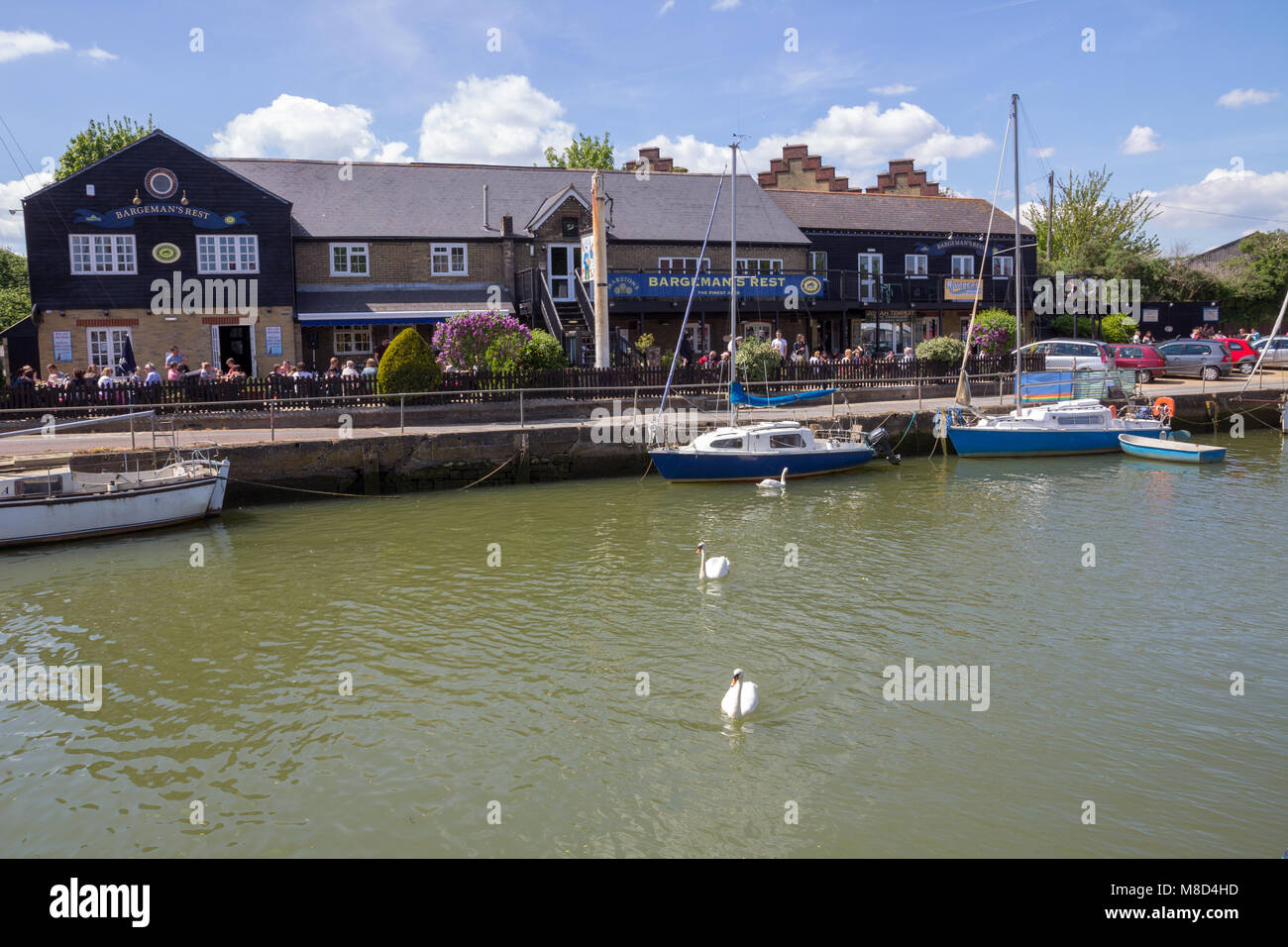 Bargeman's Rest Pub, Newport, Isle of Wight, UK Stock Photo - Alamy