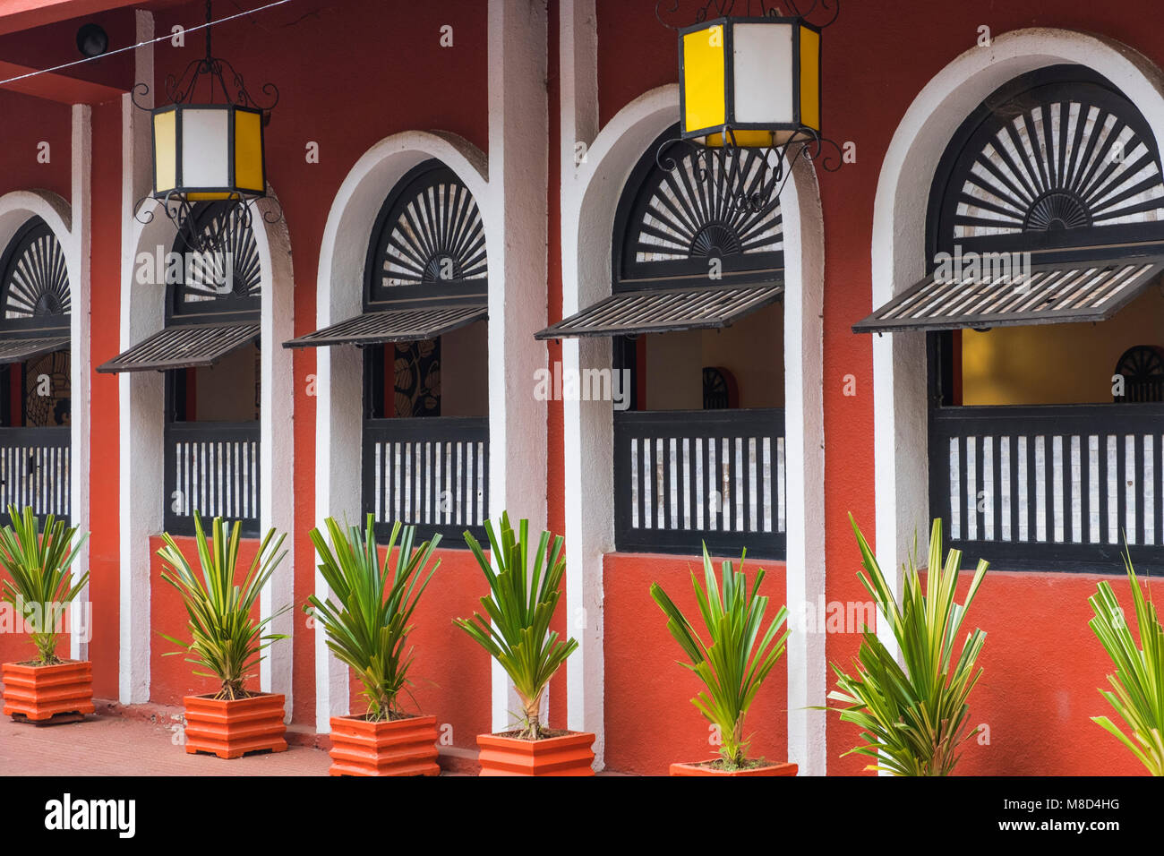 Oyster shell windows Panjim Goa India Stock Photo - Alamy