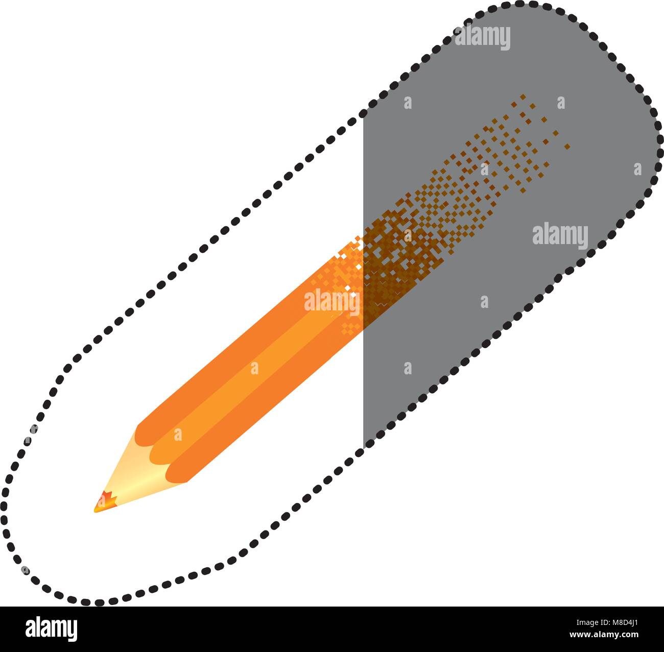 Pencil ruler icon image Cut Out Stock Images & Pictures - Alamy