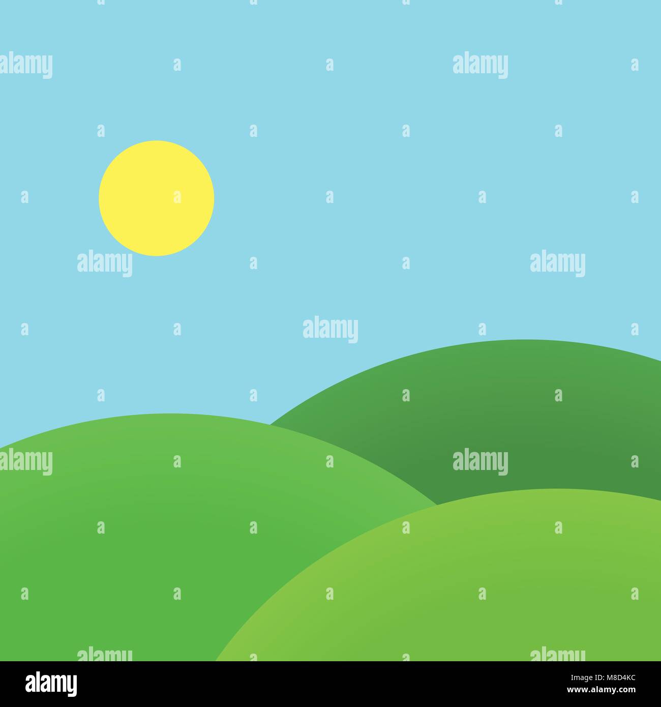 Autumn park country landscape Stock Vector Images - Alamy