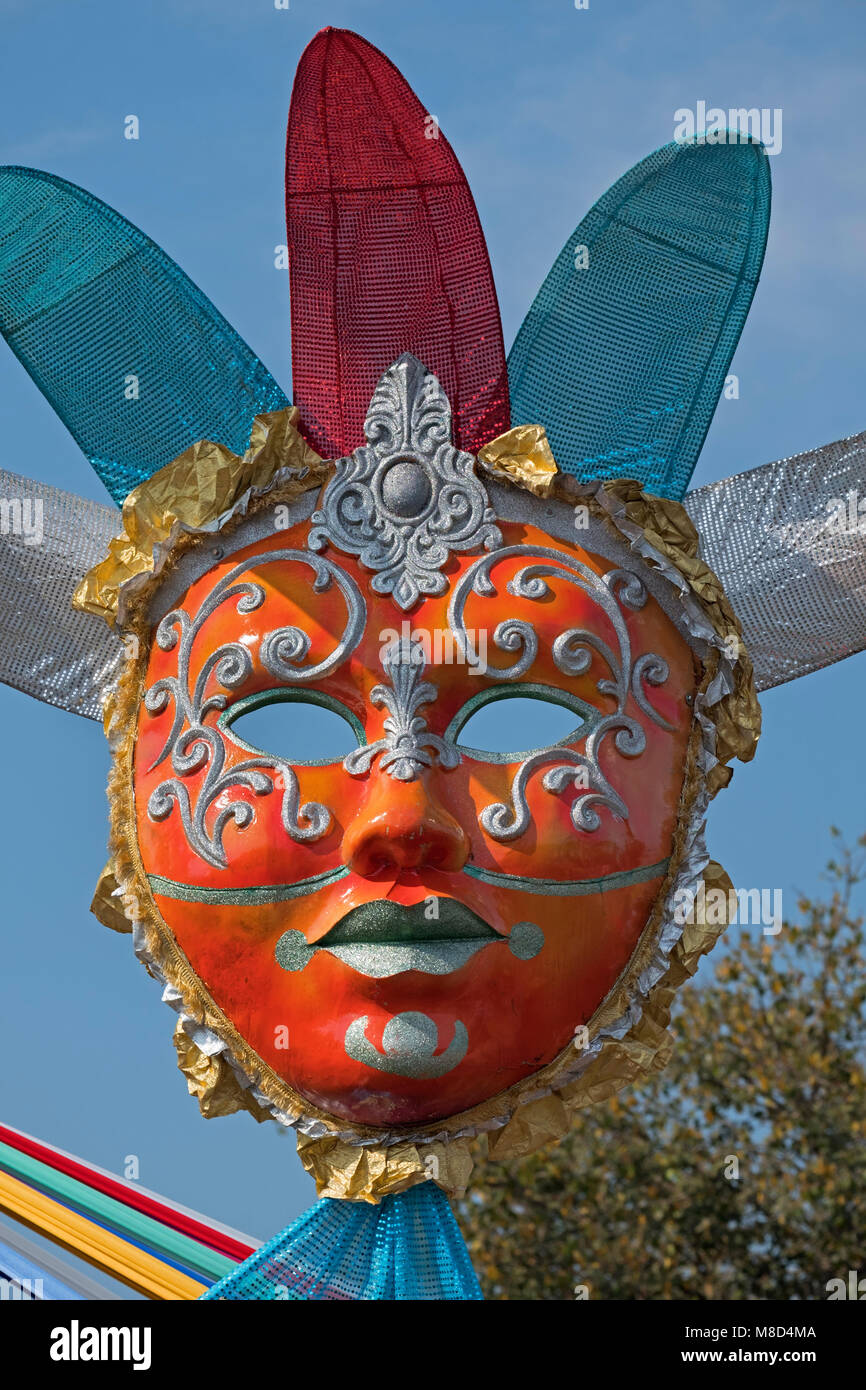 Goa Carnaval mask Margao Goa India Stock Photo - Alamy