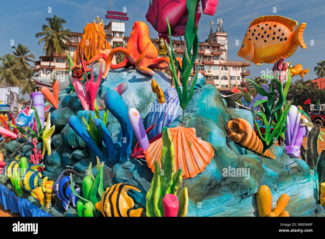 Goa Carnaval float Margao Goa India Stock Photo - Alamy