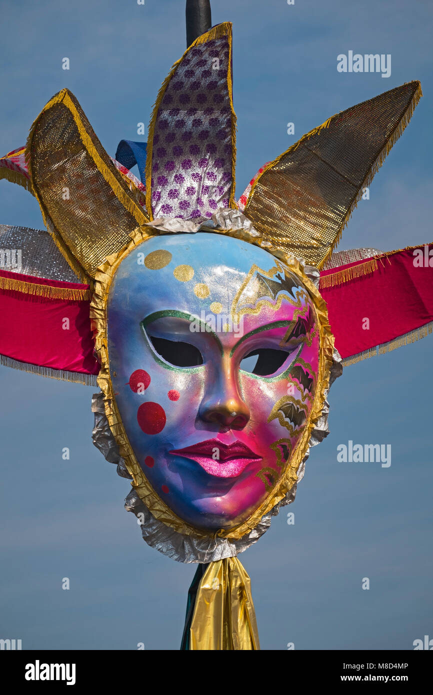 Goa Carnaval mask Margao Goa India Stock Photo - Alamy