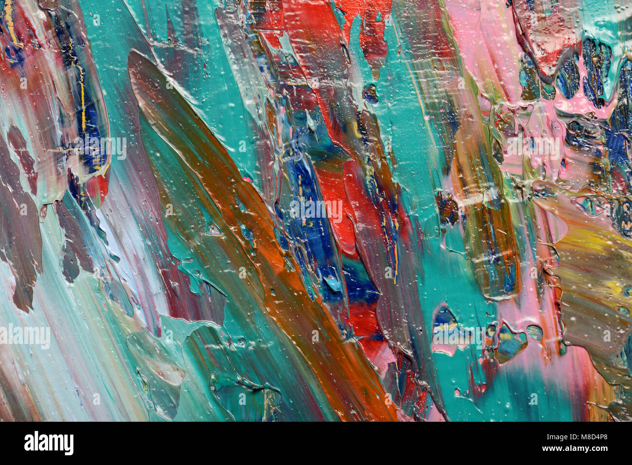 Abstract art background. Hand-painted Stock Photo - Alamy