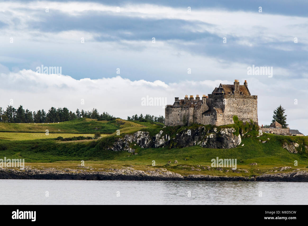 Isle of Mull, Scotland / United Kingdom - Jul 09 2017: Duart Castle ...