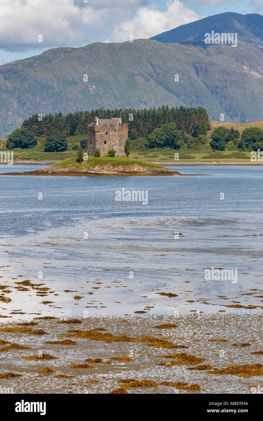 Appin, Scotland / United Kingdom - Jul 12 2017: Stalker Castle Stock ...