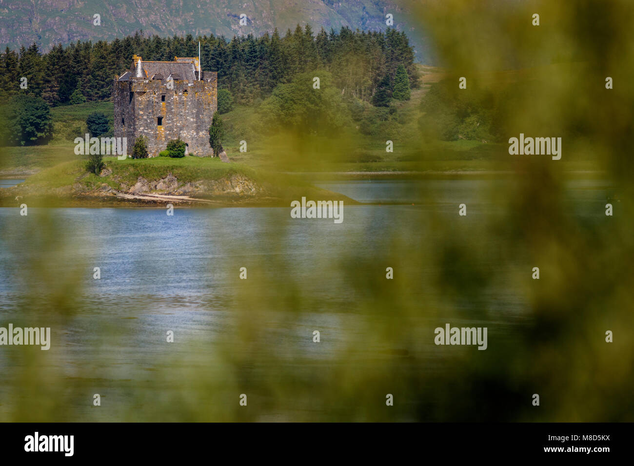 Appin, Scotland / United Kingdom - Jul 12 2017: Stalker Castle Stock ...