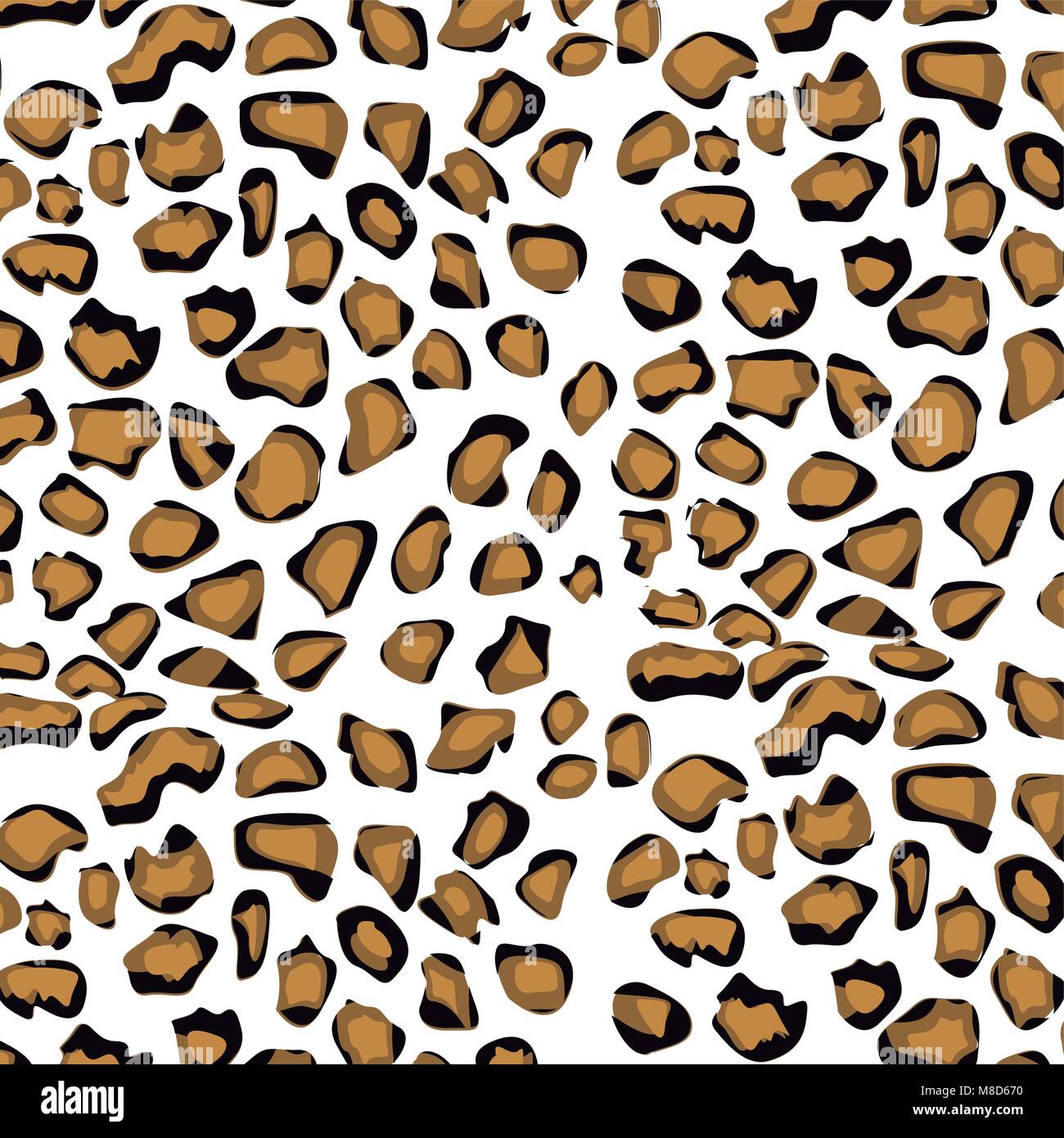 color silhouette with pattern of tiger spots Stock Vector Image & Art ...