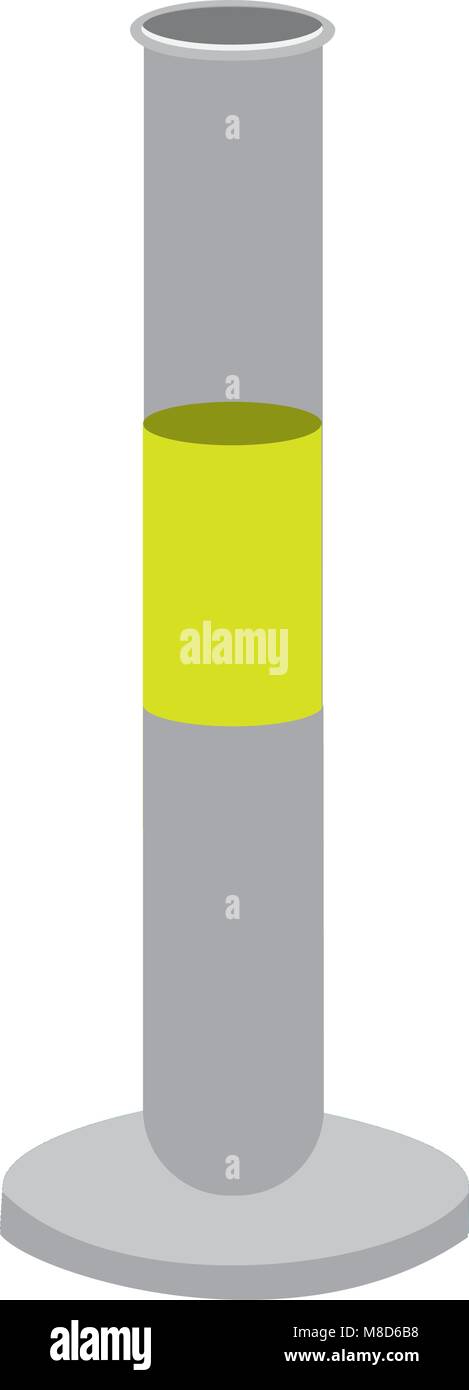 Yellow test tube flask icon hi-res stock photography and images - Alamy