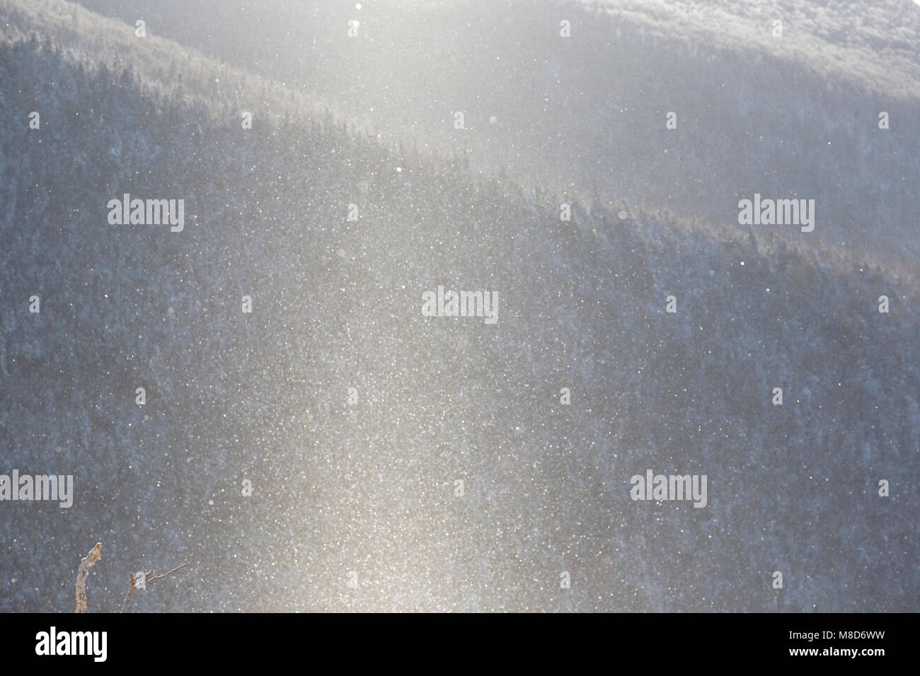 Diamond Dust in Walker Ravine from along the Old Bridle Path in ...
