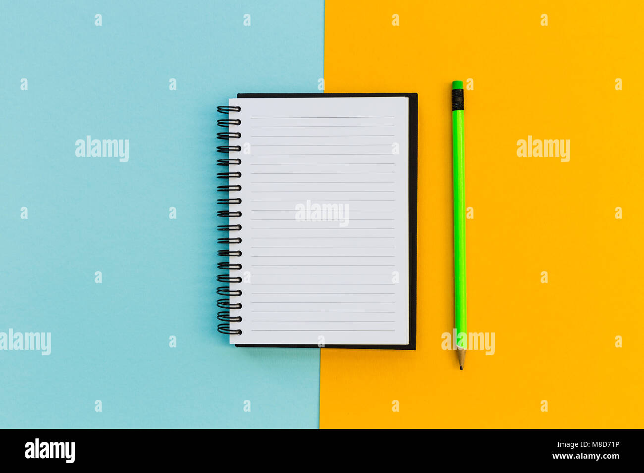 Overhead blank book hi-res stock photography and images - Alamy