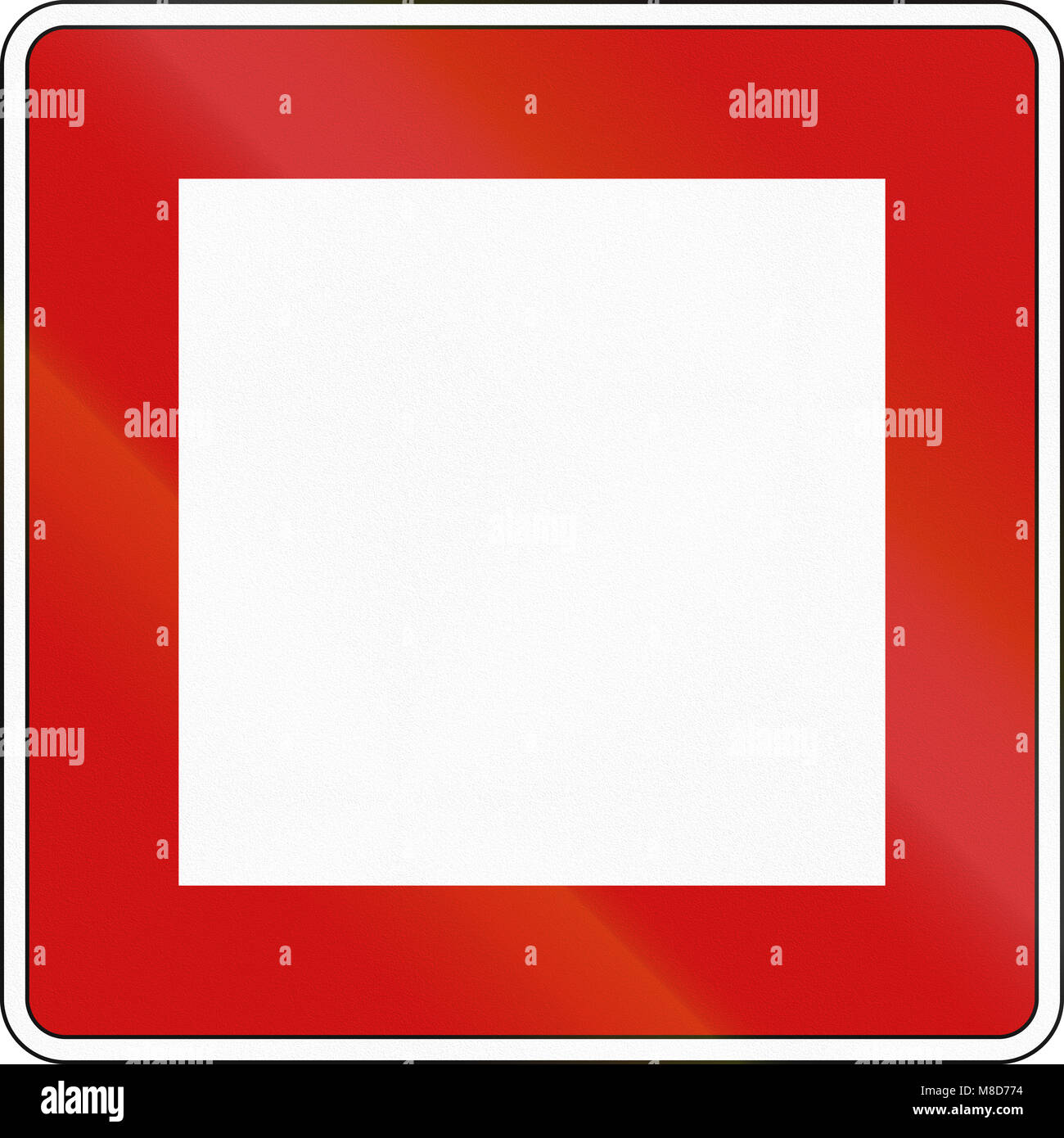 German inland water navigation sign - General navigation restrictions ...
