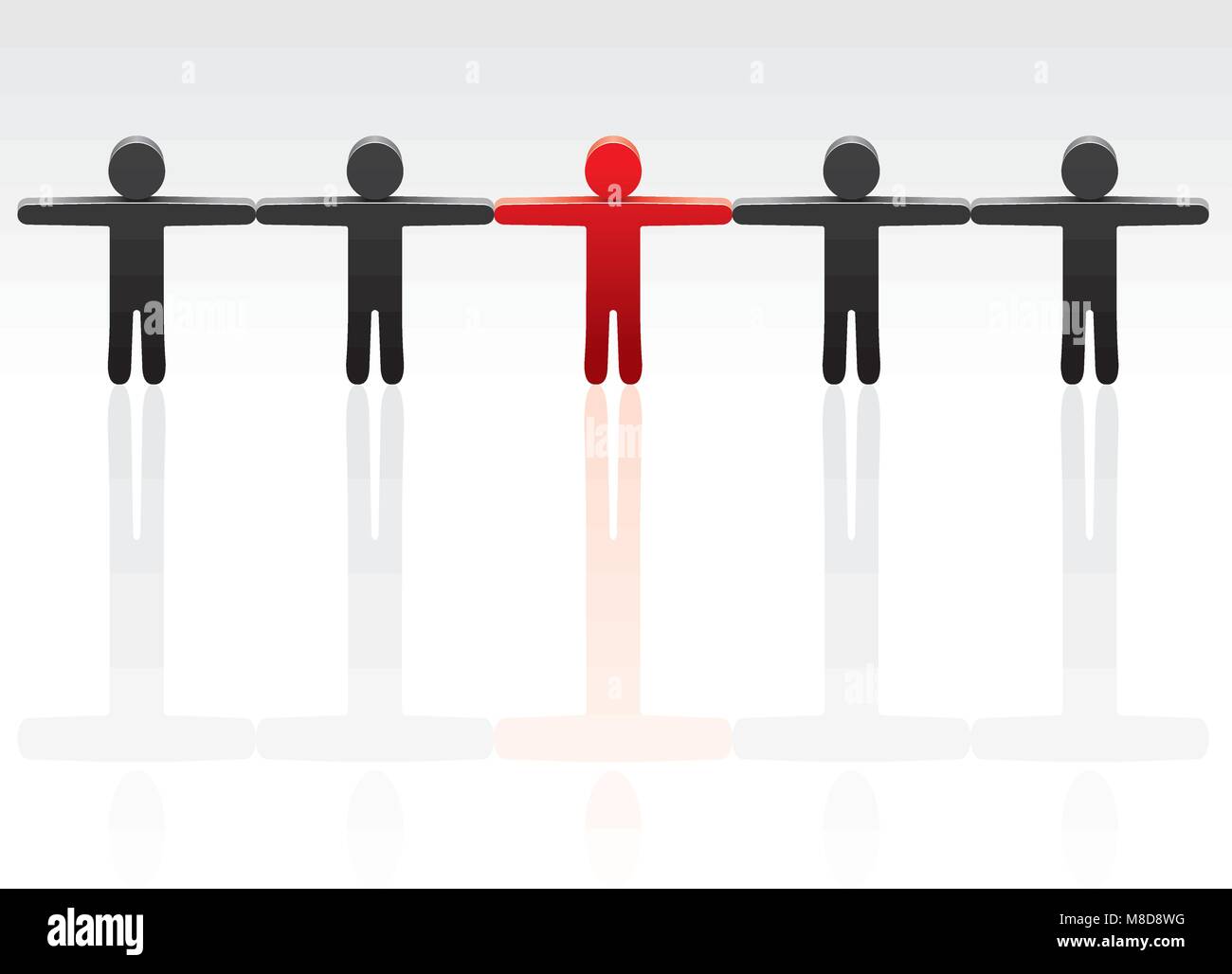 Stand out vector vectors hi-res stock photography and images - Alamy