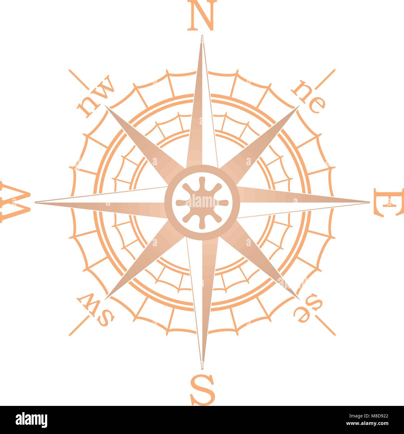 Wind rose vector vectors hi-res stock photography and images - Alamy
