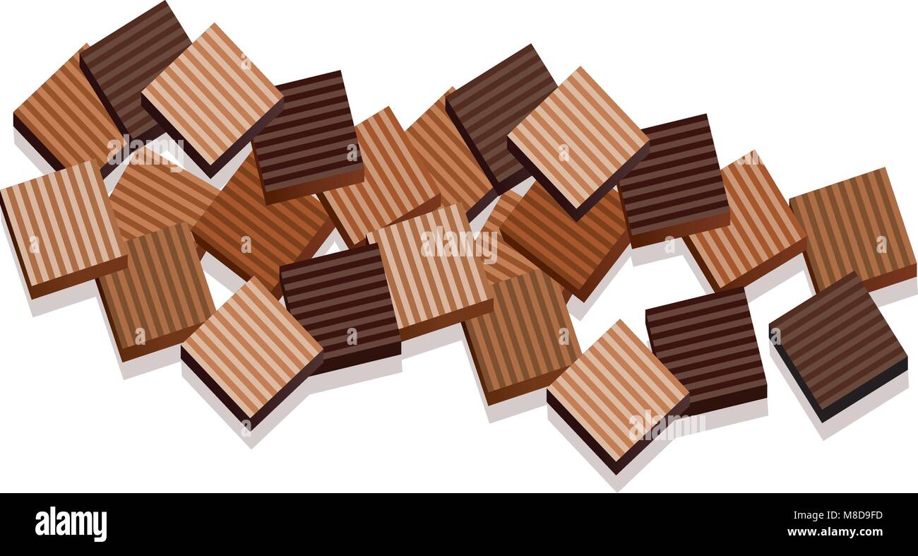 Food sweet chocolate dessert Stock Vector Images - Alamy