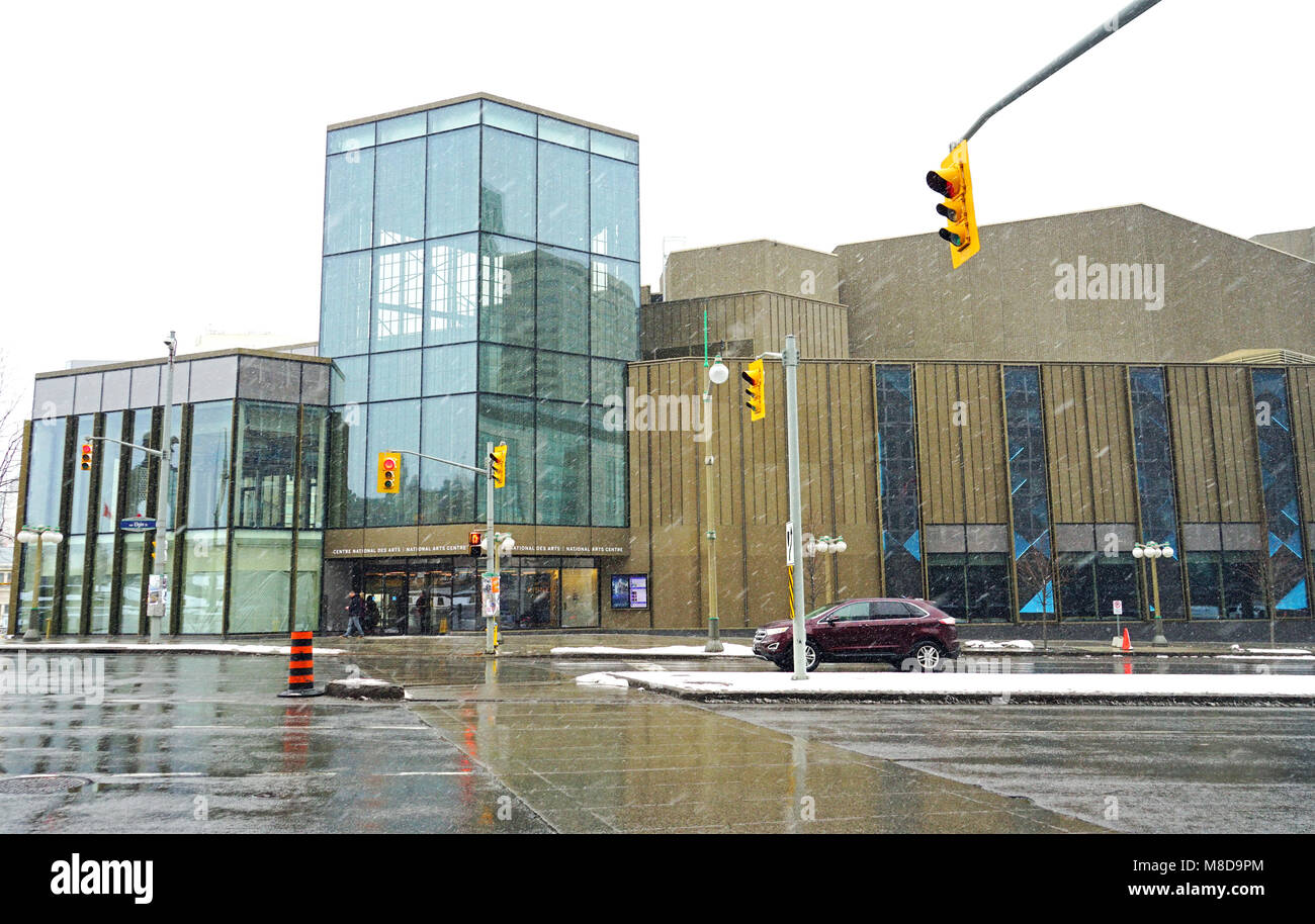 View of the National Arts Centre (NAC), a performing arts venue located ...