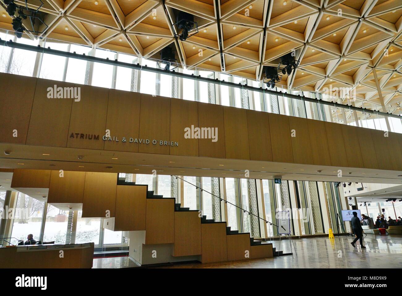 View of the National Arts Centre (NAC), a performing arts venue located ...