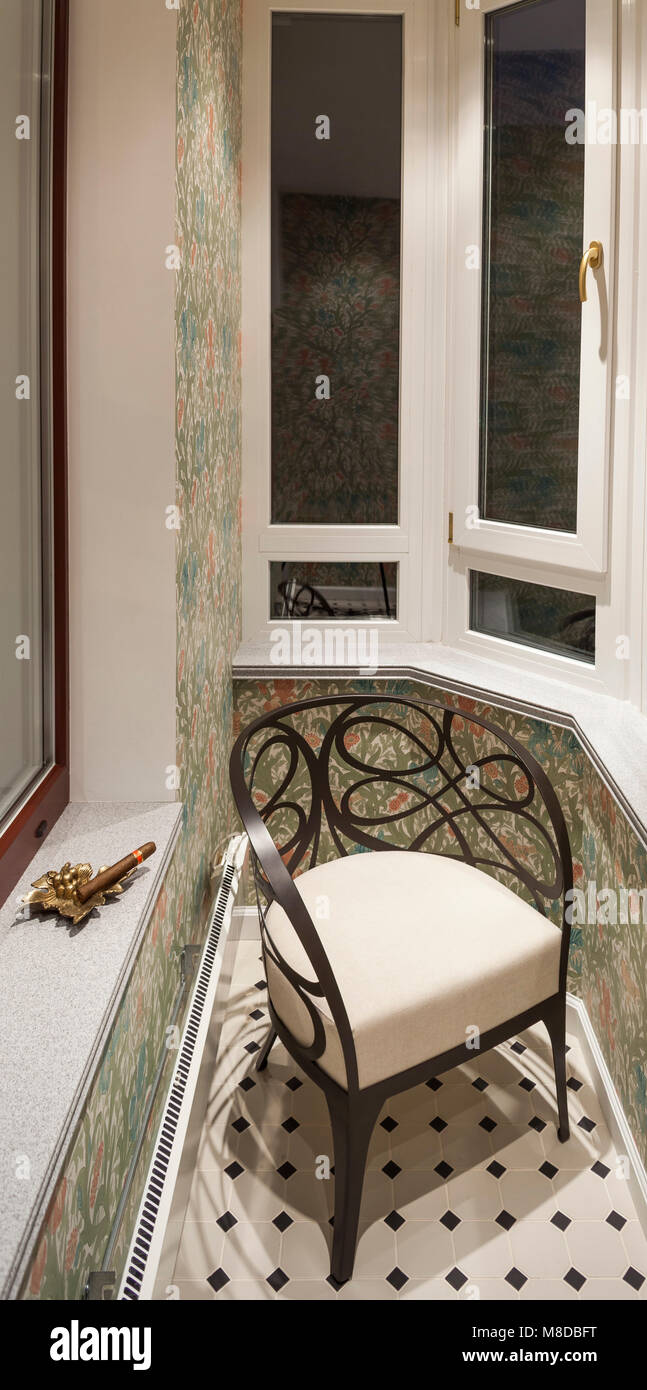 interior smoking room Stock Photo - Alamy