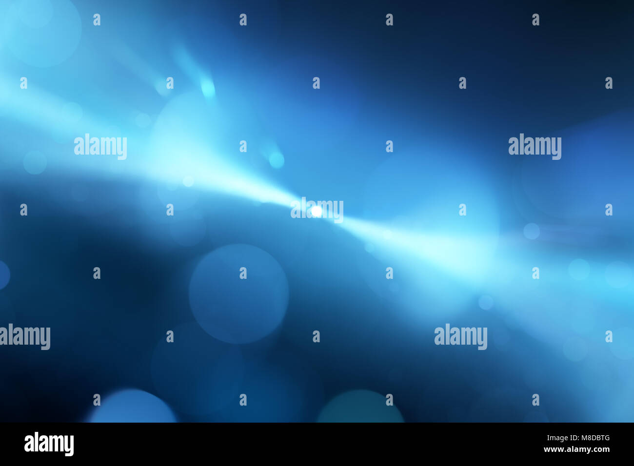 Glowing neutron star with burst and particles, computer generated ...