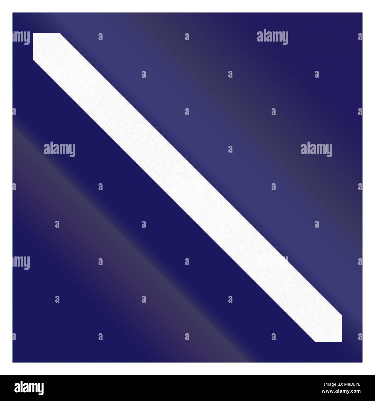 Maritime fairway sign of Finland - End of restriction Stock Photo - Alamy
