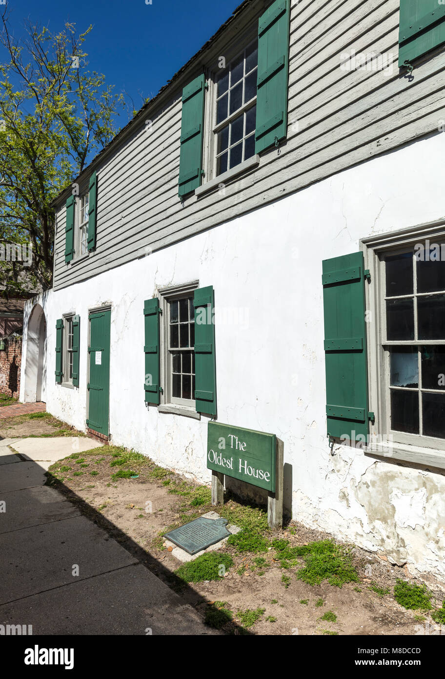 St augustine florida colonial house High Resolution Stock Photography ...