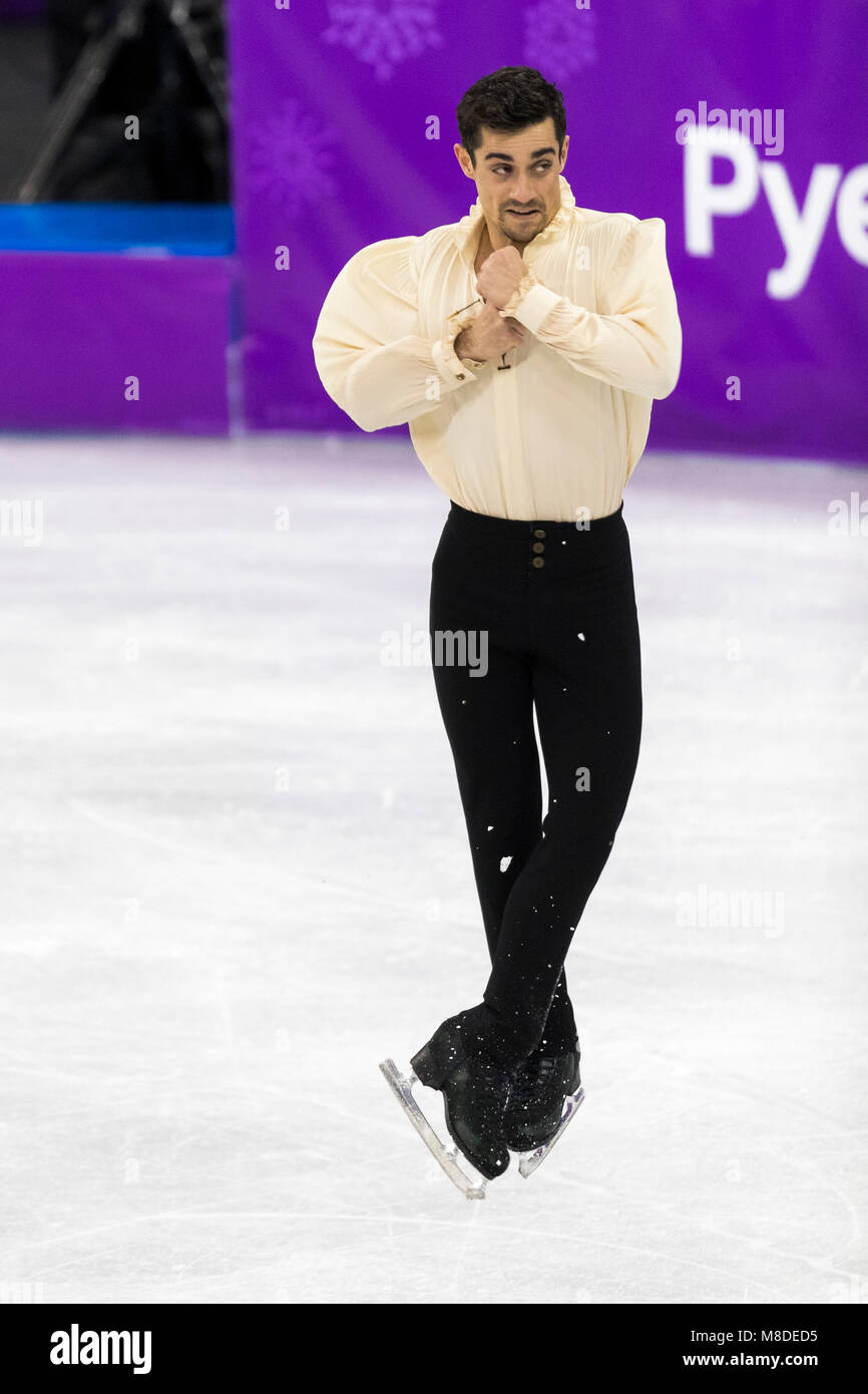 Javier Fernandez (ESP) competing in the Figure Skating Men,s Singles ...