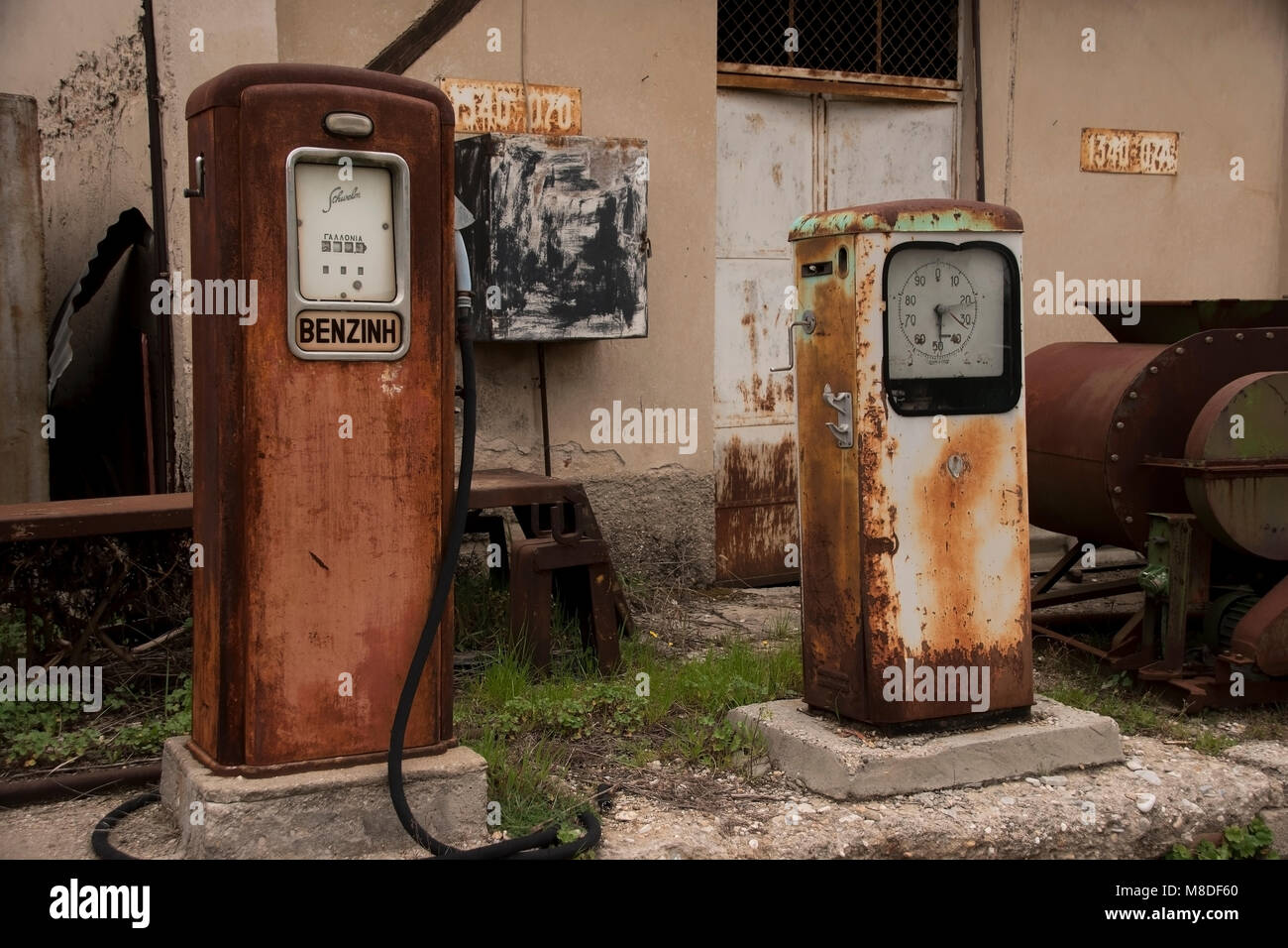 Rusty gas meter hi-res stock photography and images - Alamy