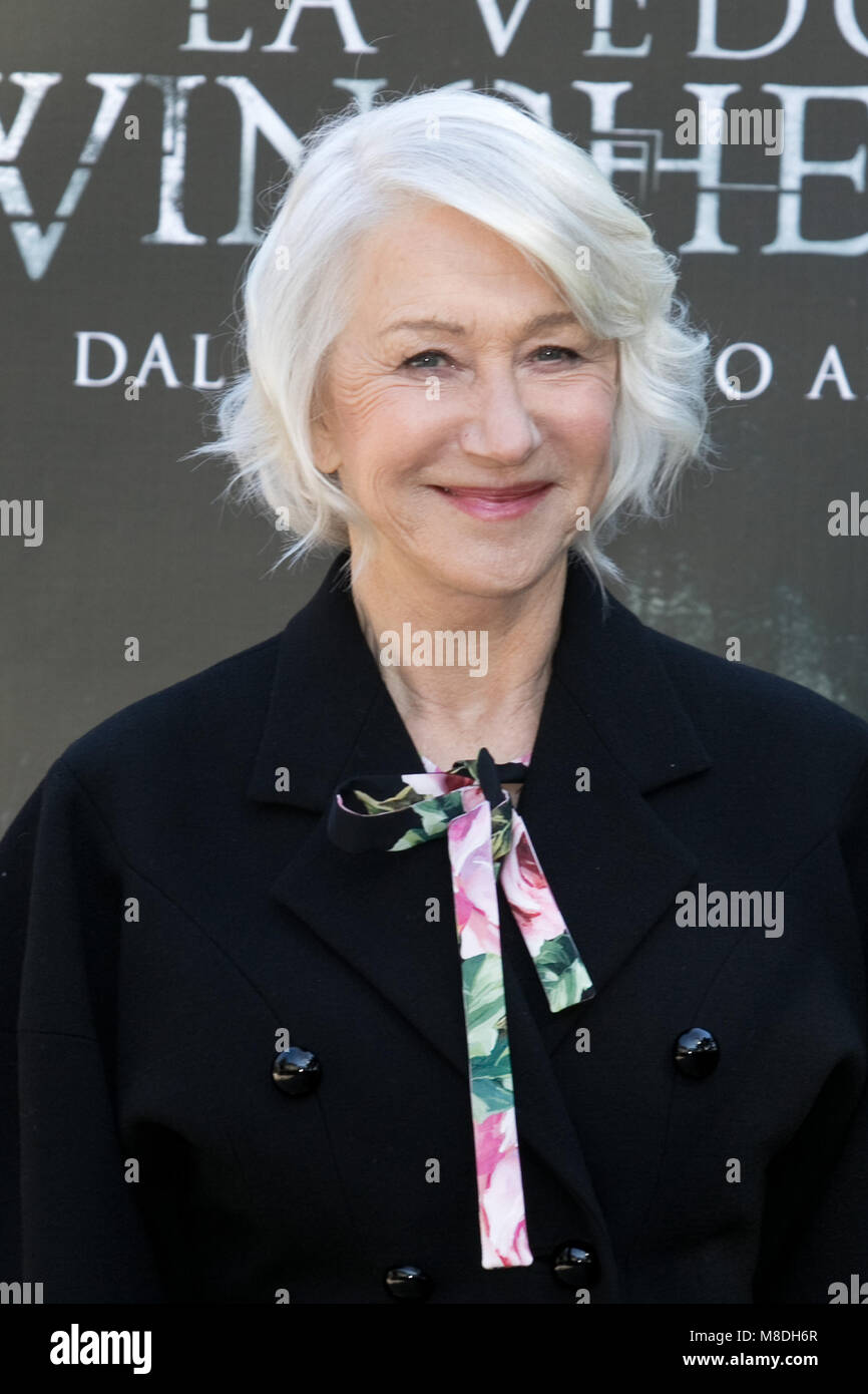 Dame Helen Mirren during the photocall for 'The Widow Winchester' (aka ...