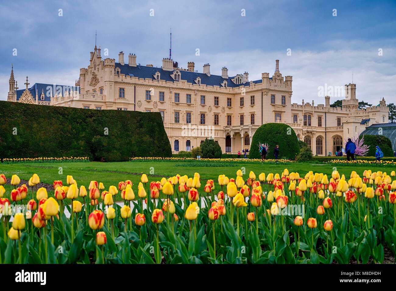 Lednice castle in Czech Republic Stock Photo - Alamy