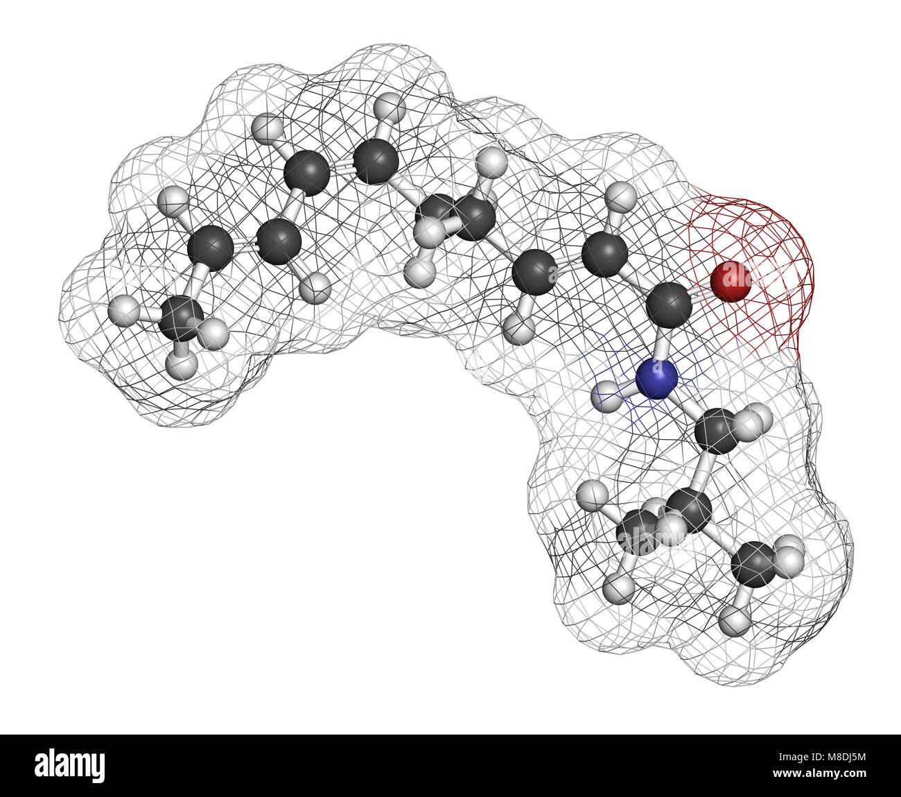 Spilanthol molecule. Local anesthetic present in Acmella oleracea ...