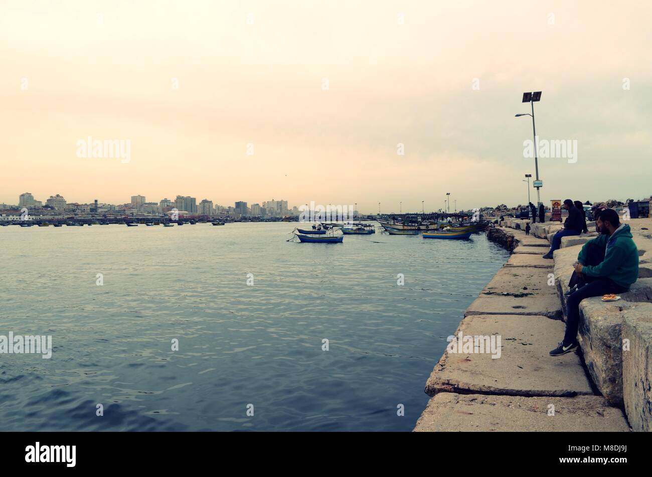 Gaza Sea Port Stock Photo - Alamy