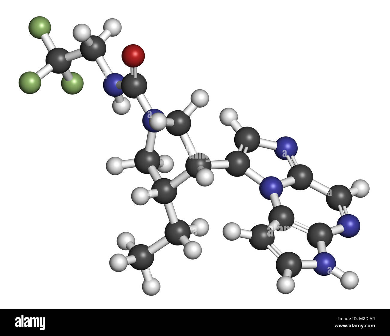Upadacitinib drug molecule. Second generation janus kinase inhibitor ...