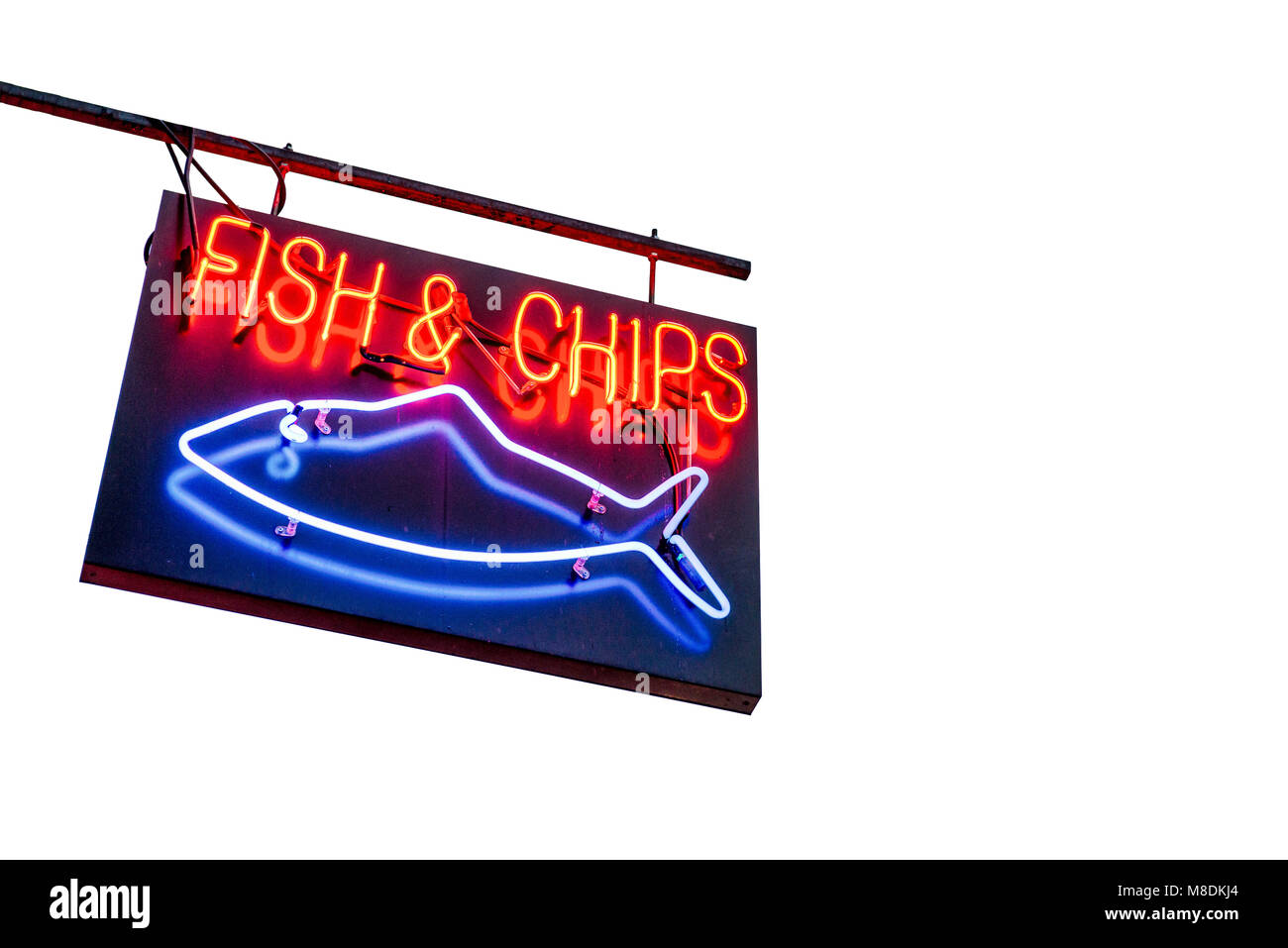 Light restaurant sign in Cut Out Stock Images & Pictures - Alamy