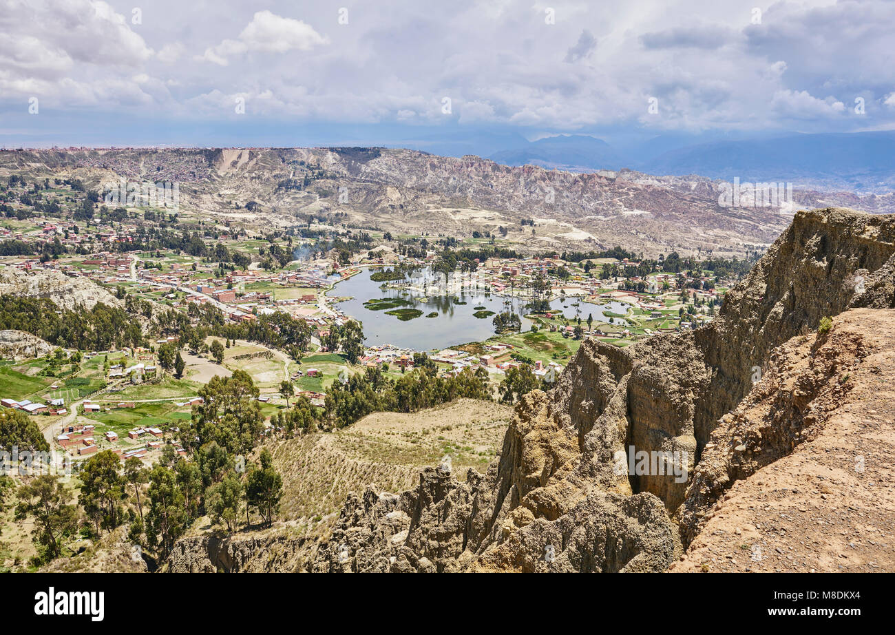 Scenic view, La Paz, Bolivia, South America Stock Photo - Alamy