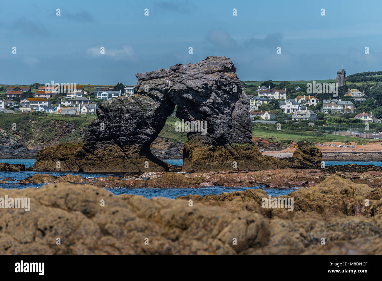 Thurlestone coastal hi-res stock photography and images - Alamy