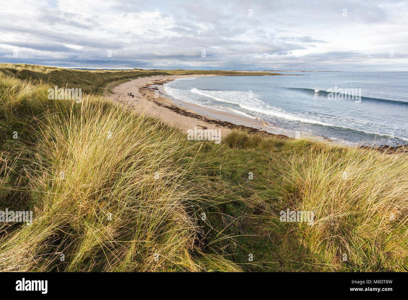 Football Hole next to Beadnell Bay in Northumberland Stock Photo - Alamy