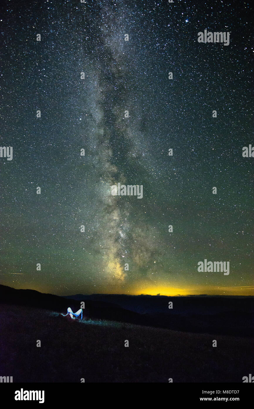 The milky way galaxy, Apex Mountain Resort, Penticton, British Columbia ...
