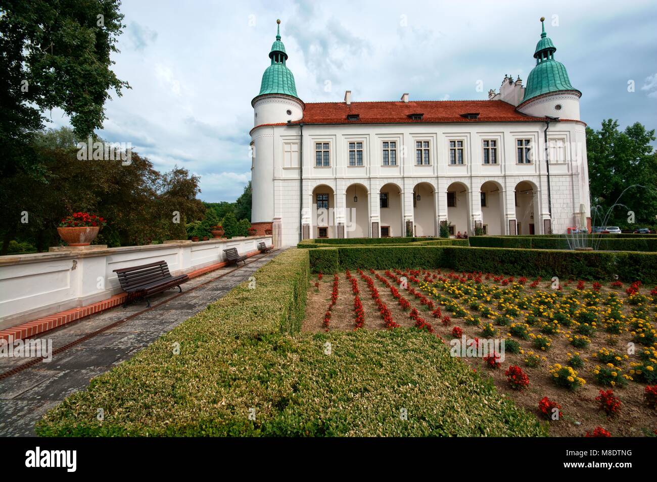 Renaissance castle palace in baranow hi-res stock photography and ...