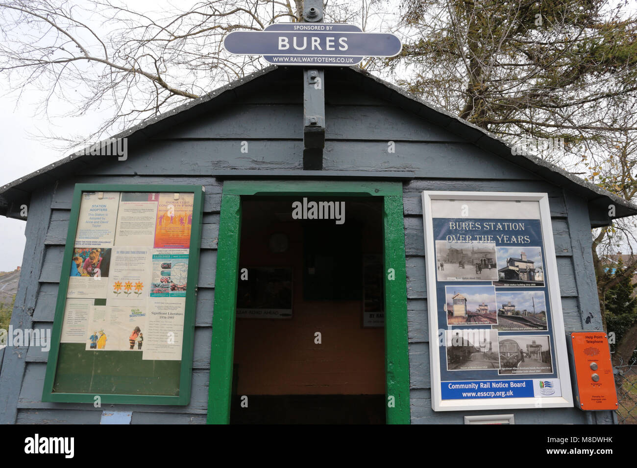 Bures railway station is on the Gainsborough Line, a branch off the ...