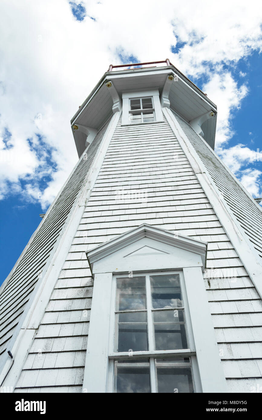 Mulholland Point Lighthouse, overlooking Lubec Channel, Campobello ...