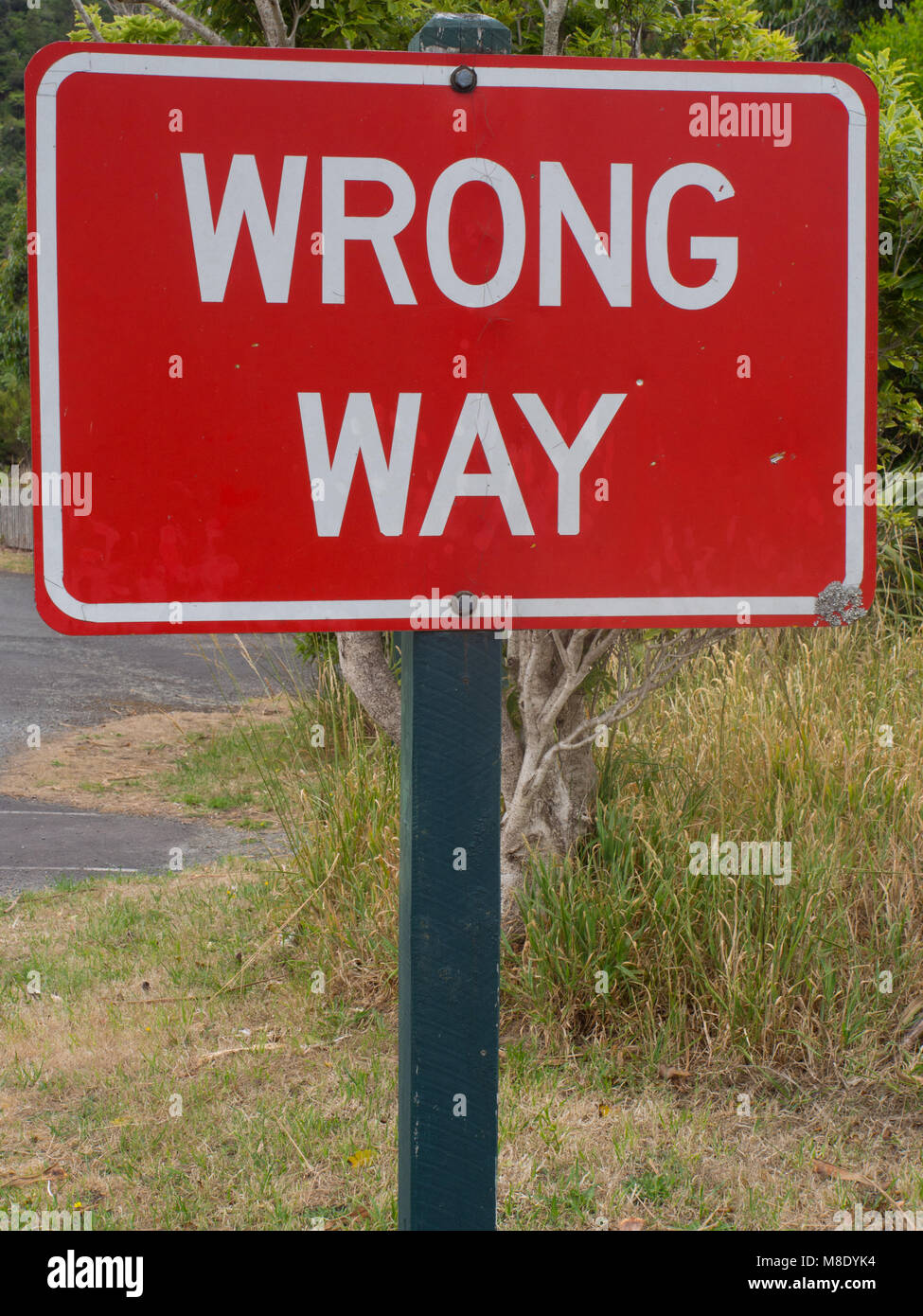 Wrong way sign hi-res stock photography and images - Alamy