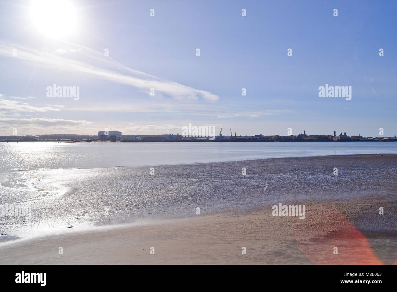 River Mersey & Liverpool Stock Photo - Alamy