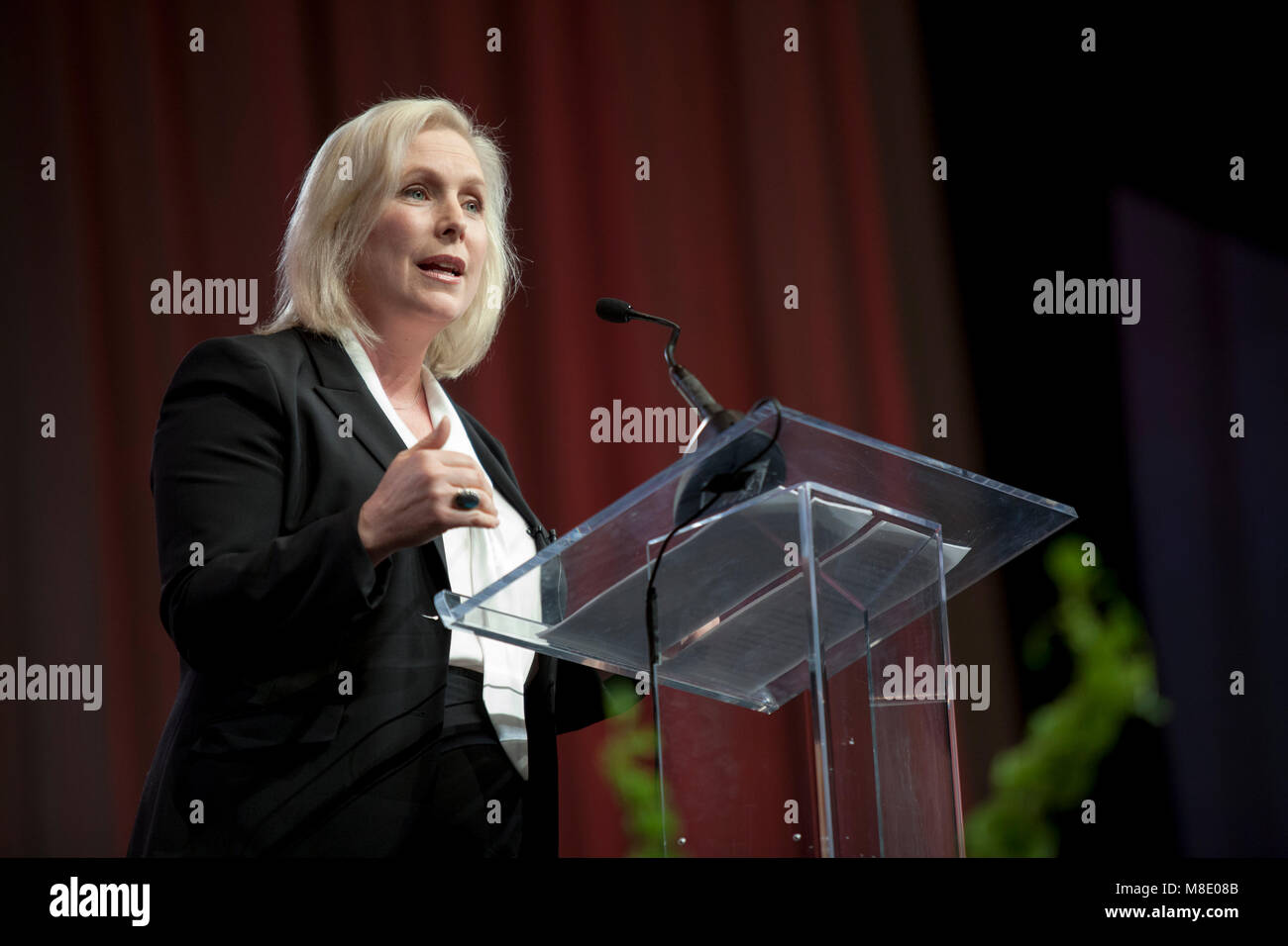 Detroit, Michigan, USA. 27th Oct, 2017. Senator Kristen Gillibrand ...