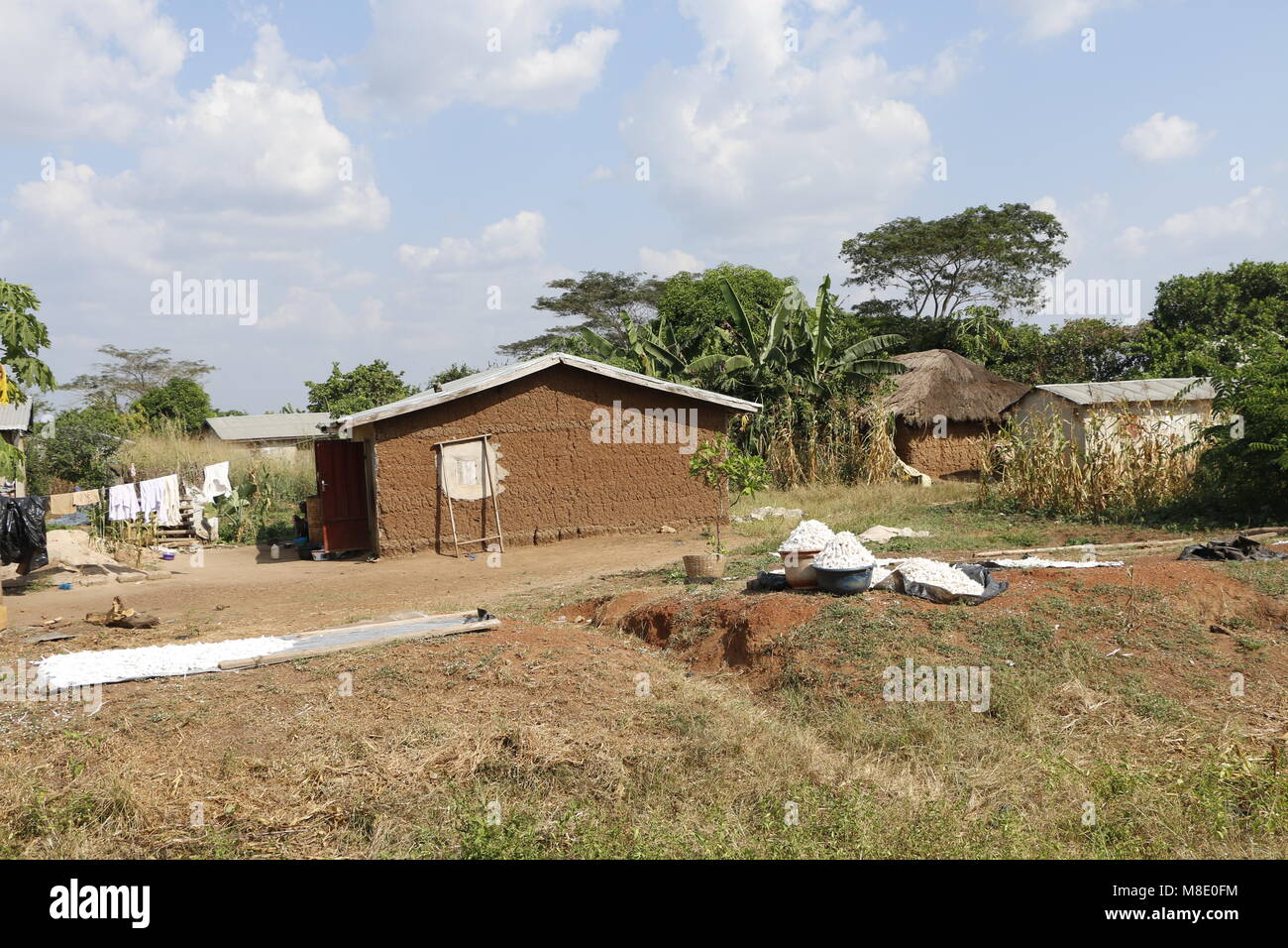 Village life in Ketou Benin Stock Photo - Alamy