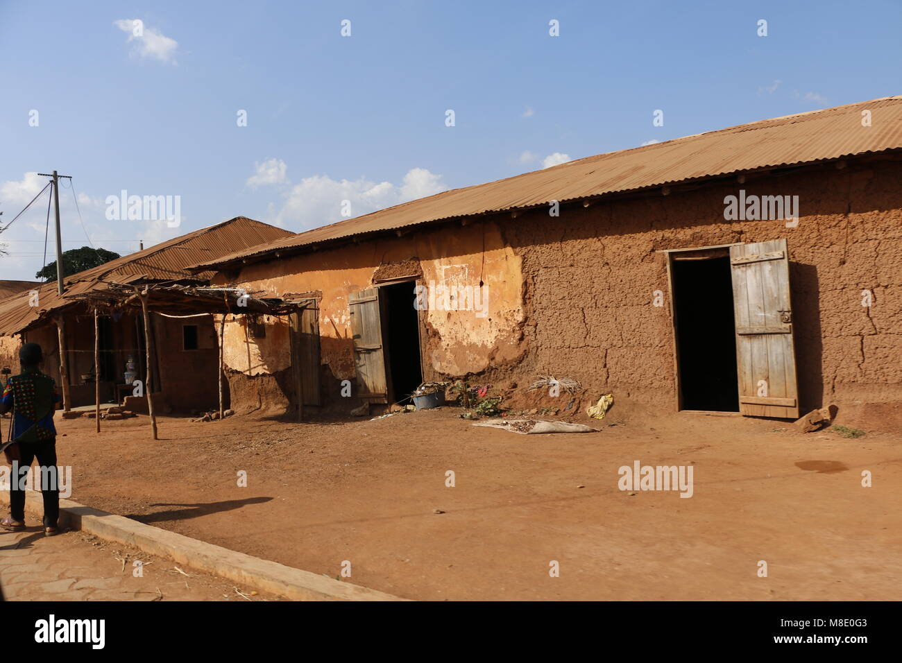 Village life in Ketou Benin Stock Photo - Alamy