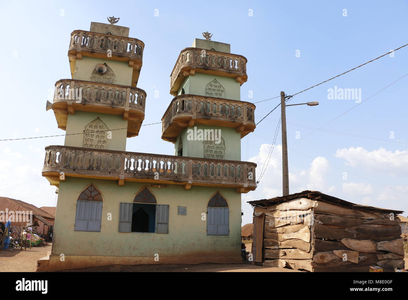 Old mosque in Sakete Benin Stock Photo - Alamy