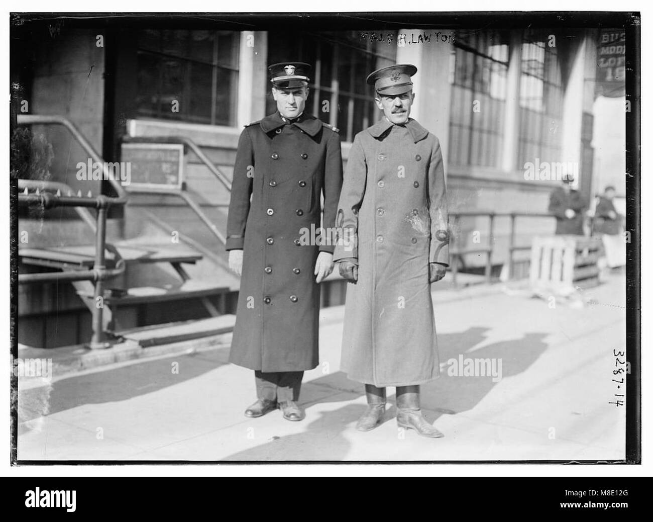 A portrait of Major F.H. Lawton, an officer in the U.S. Army, who ...